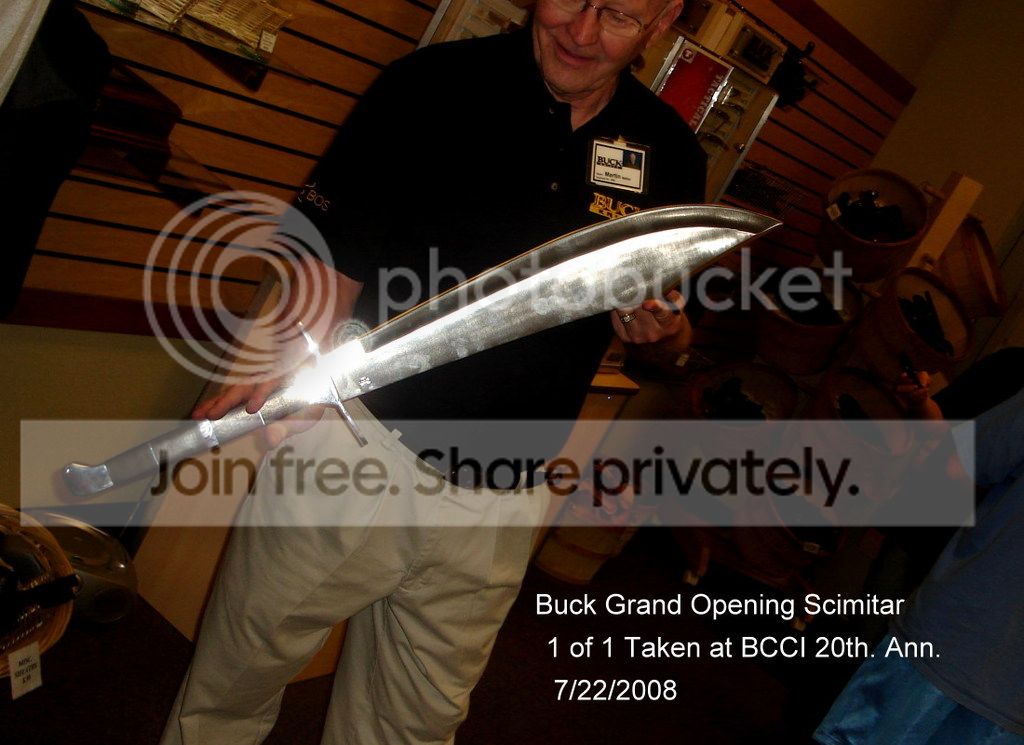 Buck Custom Scimitar Bowie - What do I have here? | BladeForums.com