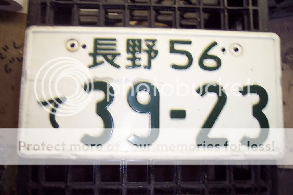 FS: JDM License Plate | Toyota Nation Forum