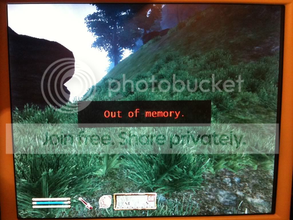 "Out Of Memory." error message. - Hardware, Builds and Overclocking ...